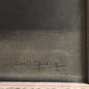 Cecil Golding | Art | Vintage Cecil Golding Signed Ballet Framed Print ...